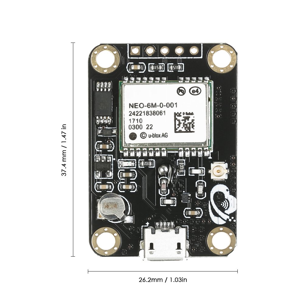 Walmeck NEO-6M APM2.5 GPS Module Flight Controller With EEPROM 3.3-5.5V ...