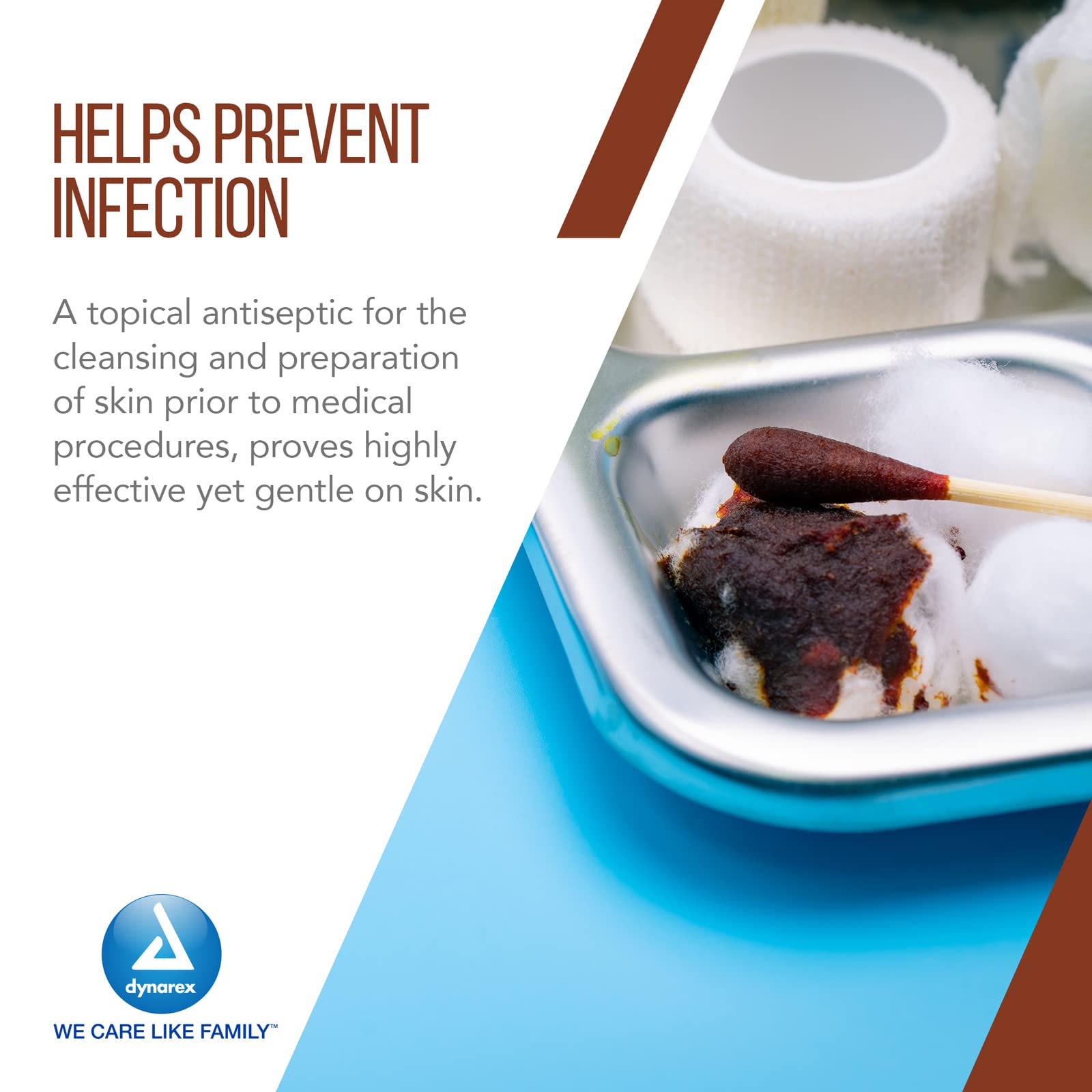 Mua Dynarex Povidone Iodine Prep Solution USP, Effective Topical ...