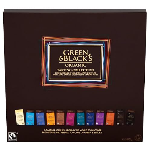 Green & Black's Organic Tasting Collection Boxed Chocolates, 395g ...