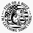 Amazon.com: Fish Or A Buzz I'm Catching Something | Bass Fish Flag ...