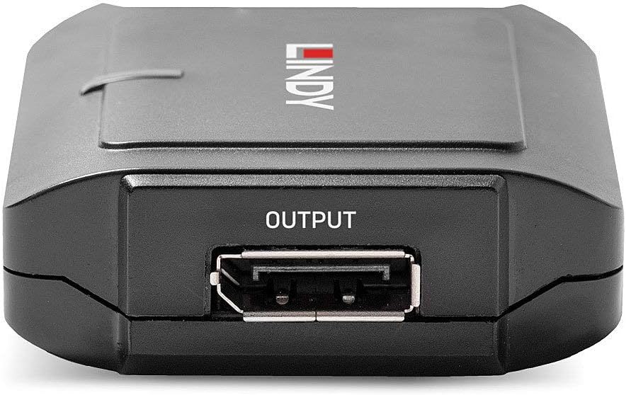 LINDY Extend DisplayPort 1.4 UHD signals over distances up to 35m ...