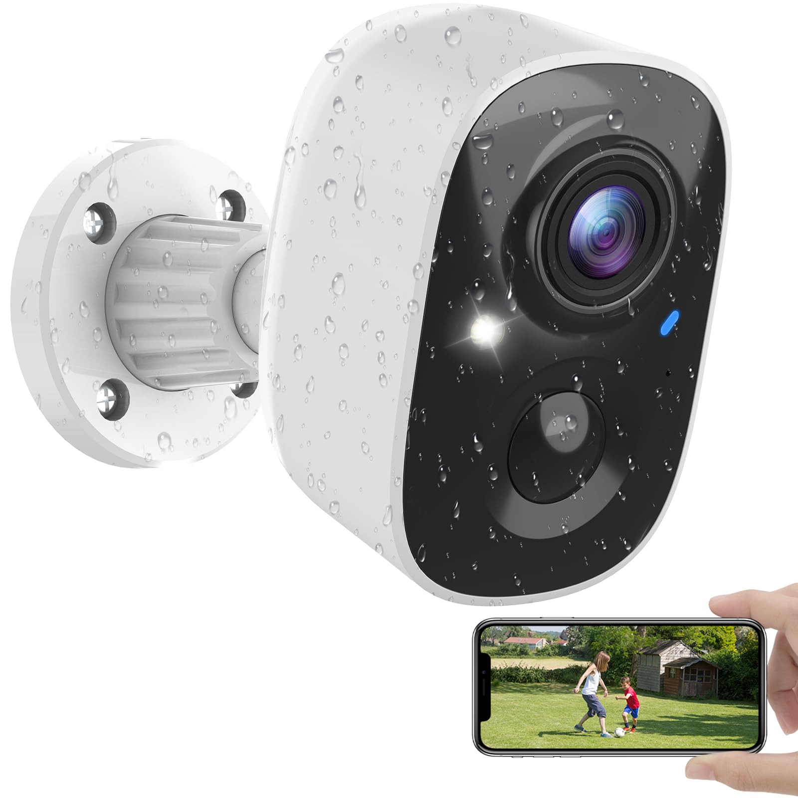 MaxiViz Security Cameras Wireless Outdoor Battery Powered Home