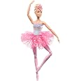Amazon.com: Barbie Dreamtopia Doll, Twinkle Lights Posable Ballerina ...