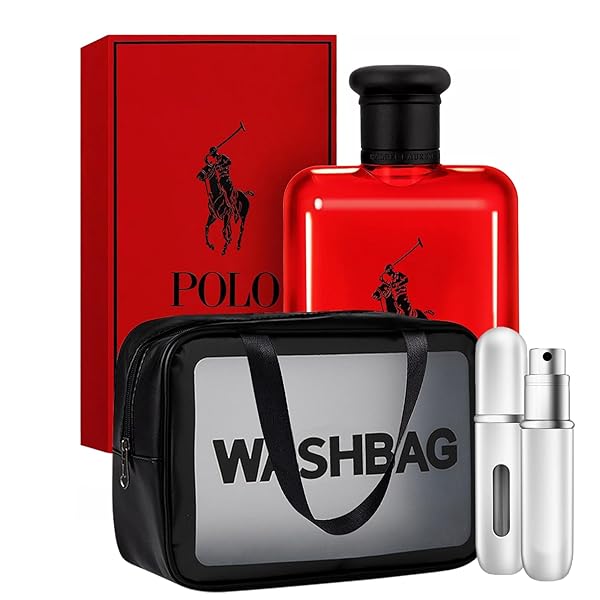 Red Cologne for men, Eau de Toilette, 4.2 OZ - Gift Set Pack - Toiletry ...
