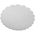 Amazon.com | 100 Plain White Hard Stock Paper Coasters 4" Diameter ...