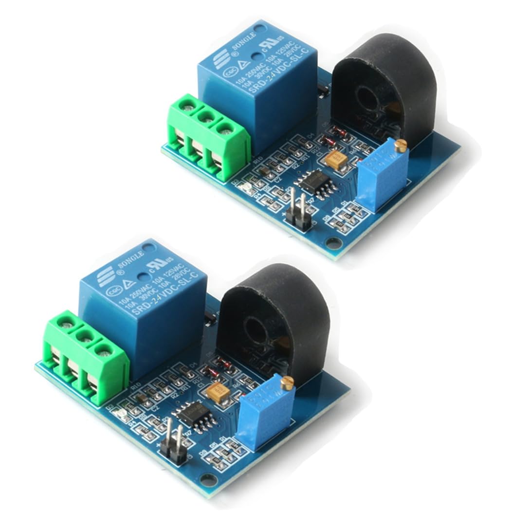 Mua HiLetgo 2pcs 5A AC Current Sensor Current Detection Sensor Relay 24V AC Current Relay Module ...