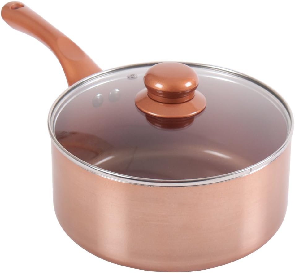 Padelle universali Padella antiaderente di rame con rivestimento ...