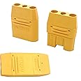 Amazon.com: 1pair Amass XT120 60A Large Current Lipo Battery Connector Male Female Sheathed Plug ...