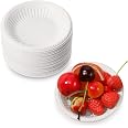Amazon.com: Irenare 50 Pack Small Paper Plates 4 Inch Dessert Paper ...