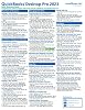 QuickBooks Desktop Pro 2023 Quick Reference Training Card - Laminated ...