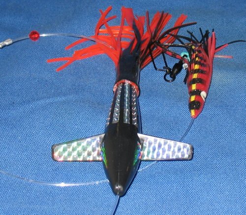 Turbo Teaser Bird Black Saltwater Fishing Lure for Tuna Mahi Wahoo ...