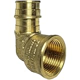 1 PIECE XFITTING 3/4" PROPEX X 3/4" MALE NPT ELBOW, EXPANSION F1960, PEX A, LEAD FREE BRASS, FOR ...