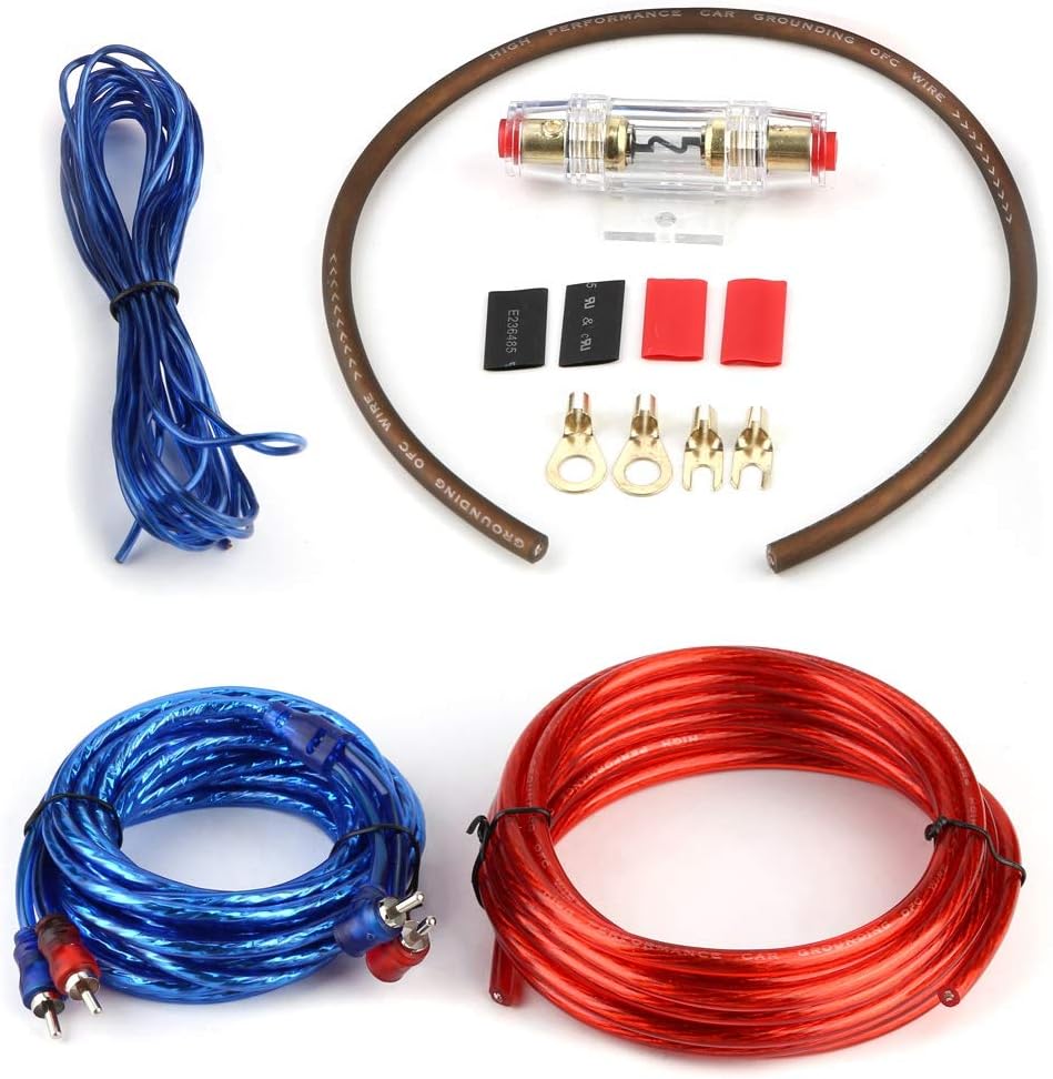 Yctze Amplifier Wire, Car Audio Wire Subwoofer Amplifier Speaker ...