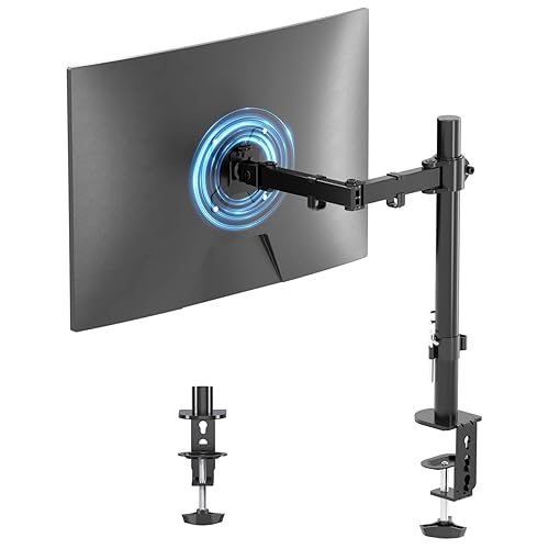suptek Single Monitor Arm Desk Mount for Most 13" to 32" Monitor ...