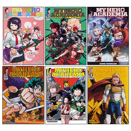 My Hero Academia Vol( 8, 17, 19, 20, 22, 23) Collection 6 Books Set By ...