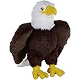 Amazon.com: Wild Republic Cuddlekins Eco Bald Eagle, Stuffed Animal, 12 ...