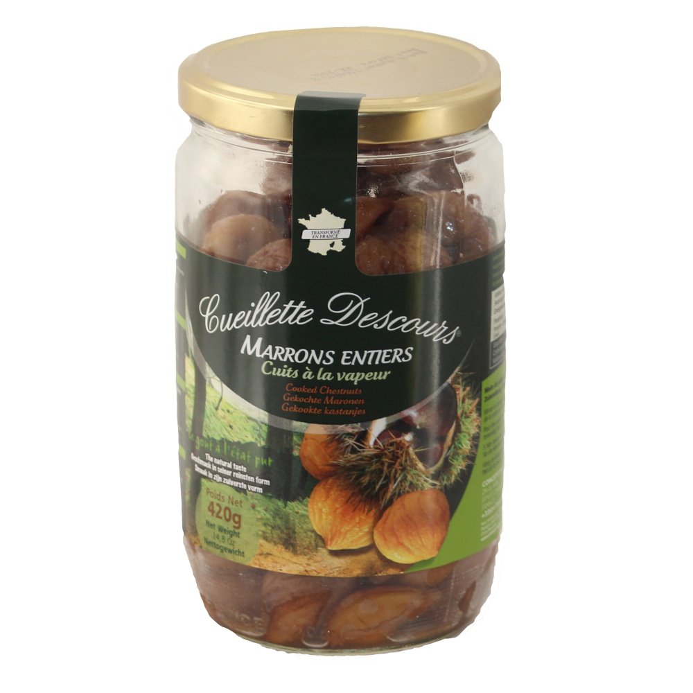 Amazon.com : Whole Steamed and Peeled French Chestnuts Marrons, 14.8 ...