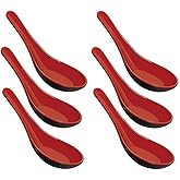 Amazon.com: Happy Sales Melamine Soba, Rice Spoons, Chinese Won Ton ...
