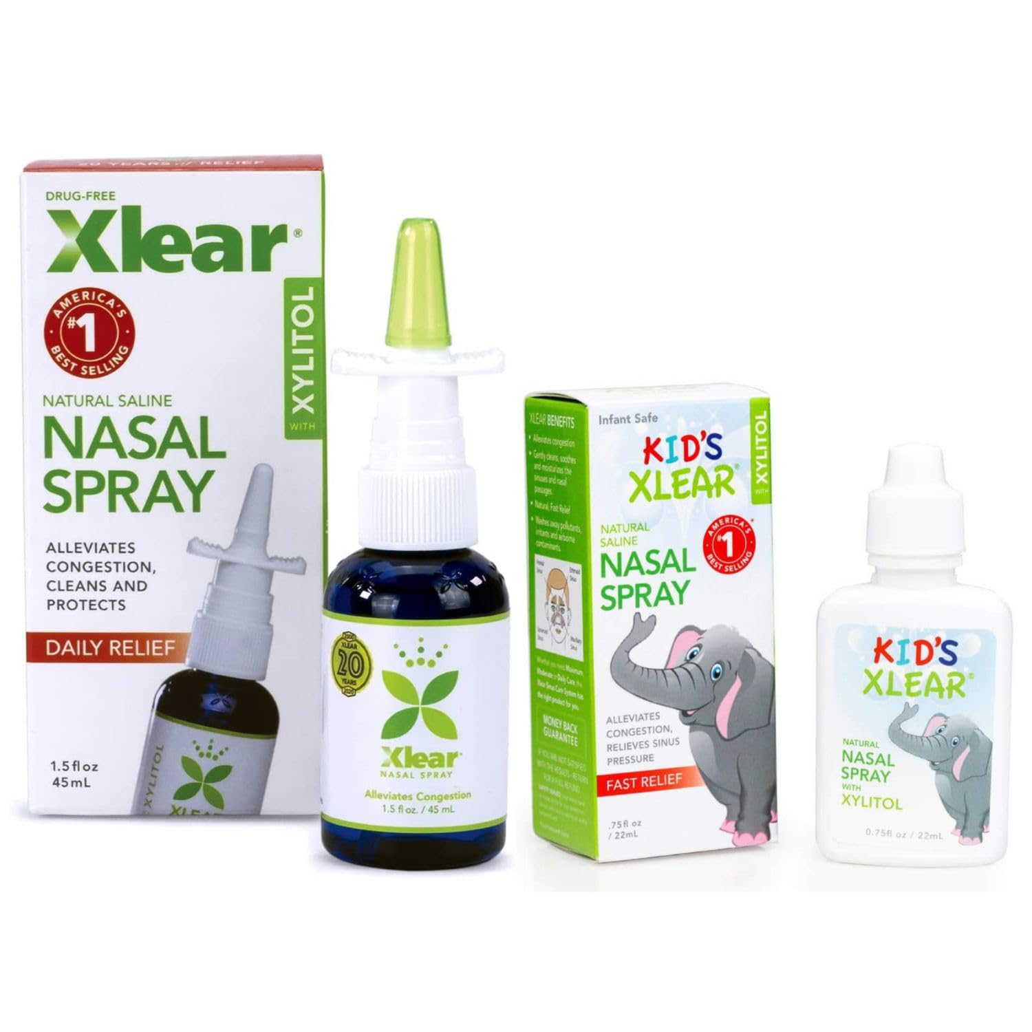 Mua Nasal Spray and Kid’s Nasal Spray Bundle with Xylitol, Saline ...