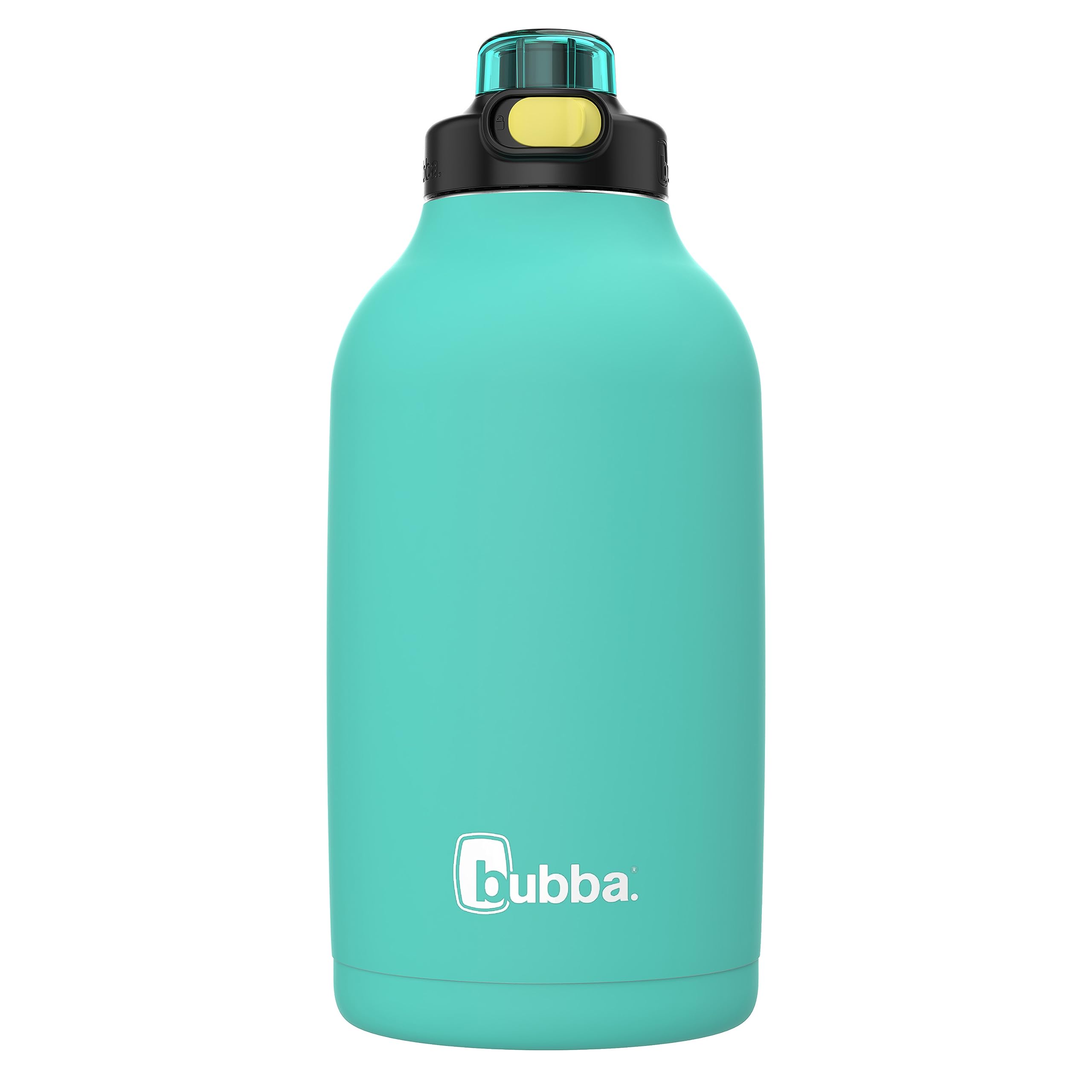 Bubba Radiant Stainless Steel Growler Simple Lid 64oz, Rubberized Water ...
