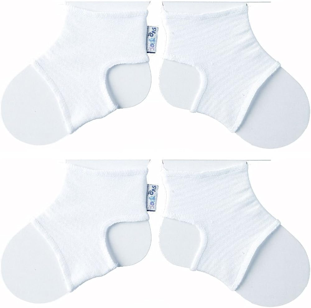 Amazon.com: Sock Ons Classic Large - White (6 - 12 Months), 2 Pack ...