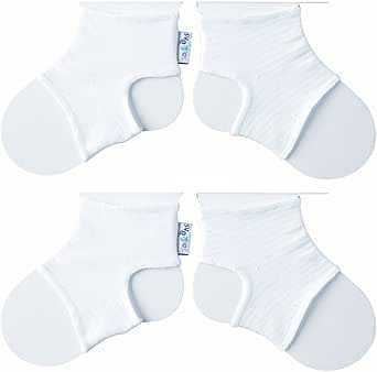 Amazon.com: Sock Ons Classic Large - White (6 - 12 Months), 2 Pack ...