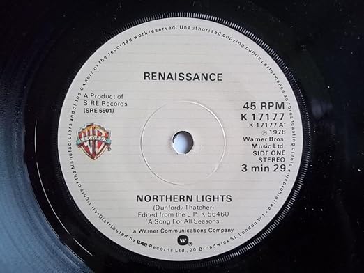 Renaissance - Northern Lights 7" - Amazon.com Music