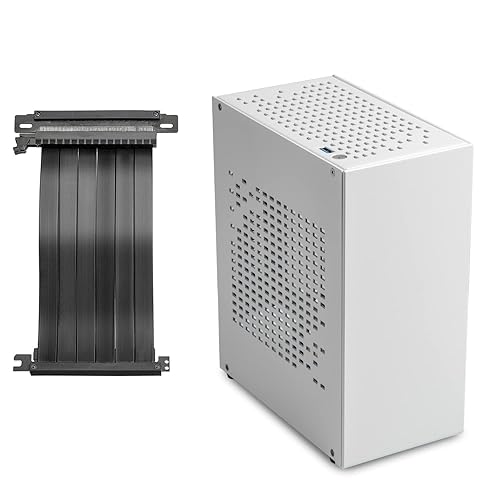 Aluminum Mini ITX Case with PCIe Riser, JOYJOM Mini PC Case, SFF Small ...