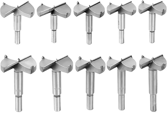 Forstnerbohrer Set 40-60mm + 35mm+65mm, 10tlg. Forstner Holzbohrer Set ...