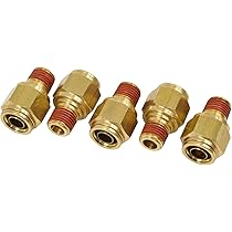 DOT Male Connector Push-Lock Air Brake Fitting 3/8 Tube OD, 47% OFF