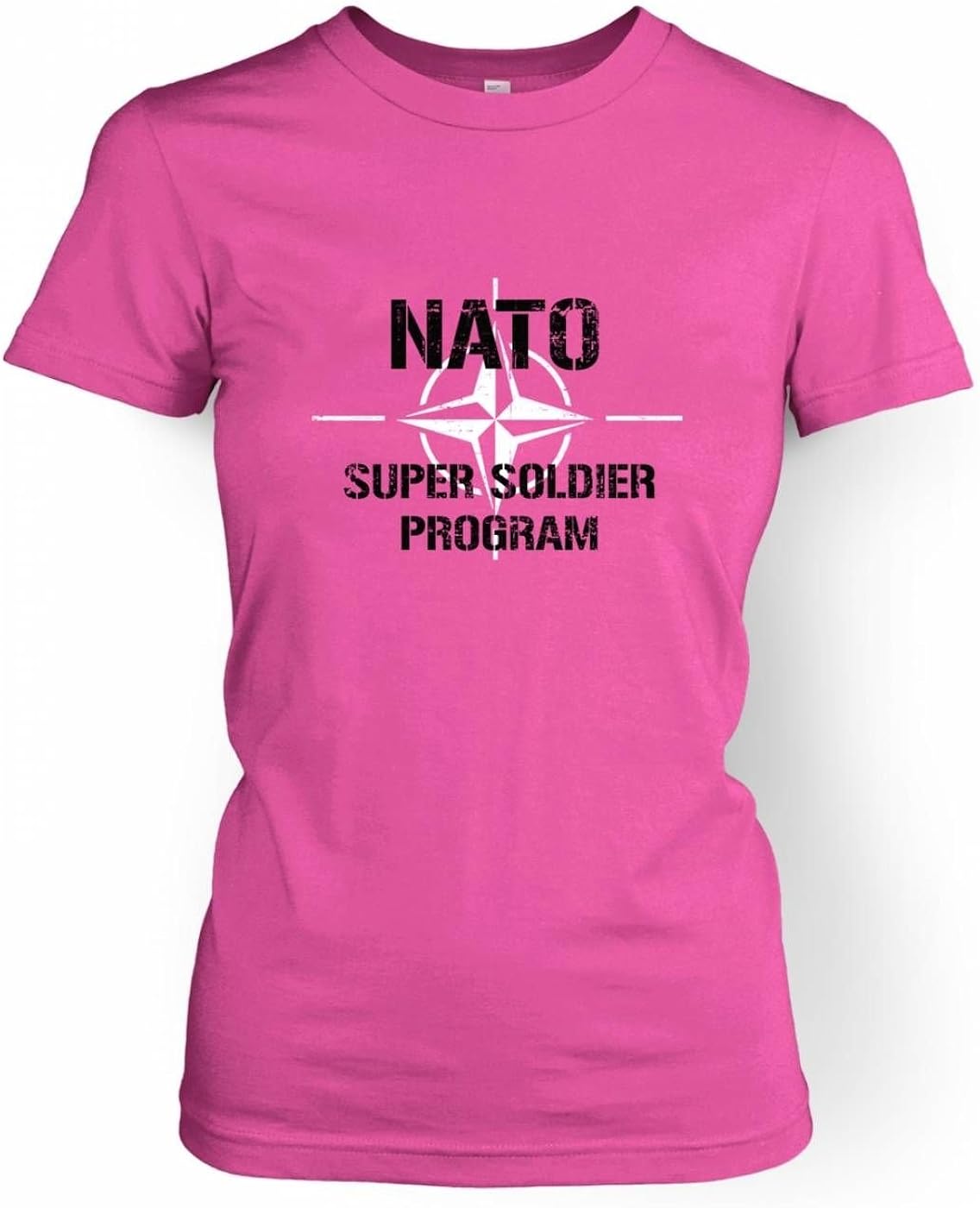 NATO Super Soldier Program Damen t-shirt: Amazon.de: Bekleidung