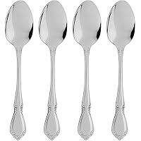 Amazon.com | Oneida Chateau Iced Tea Spoons, Set of 4: Flatware Spoons ...