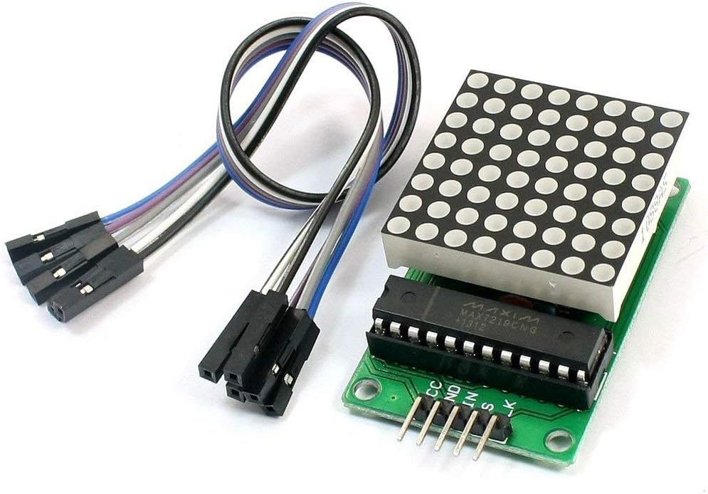 HiLetgo® 2pcs MAX7219 8×8 Dot Matrix Display Module MCU Control DIY kit Electronic Production ...