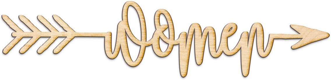 Amazon.com: Women Right Arrow Wood Sign Home Decor Wall Art Hanging ...