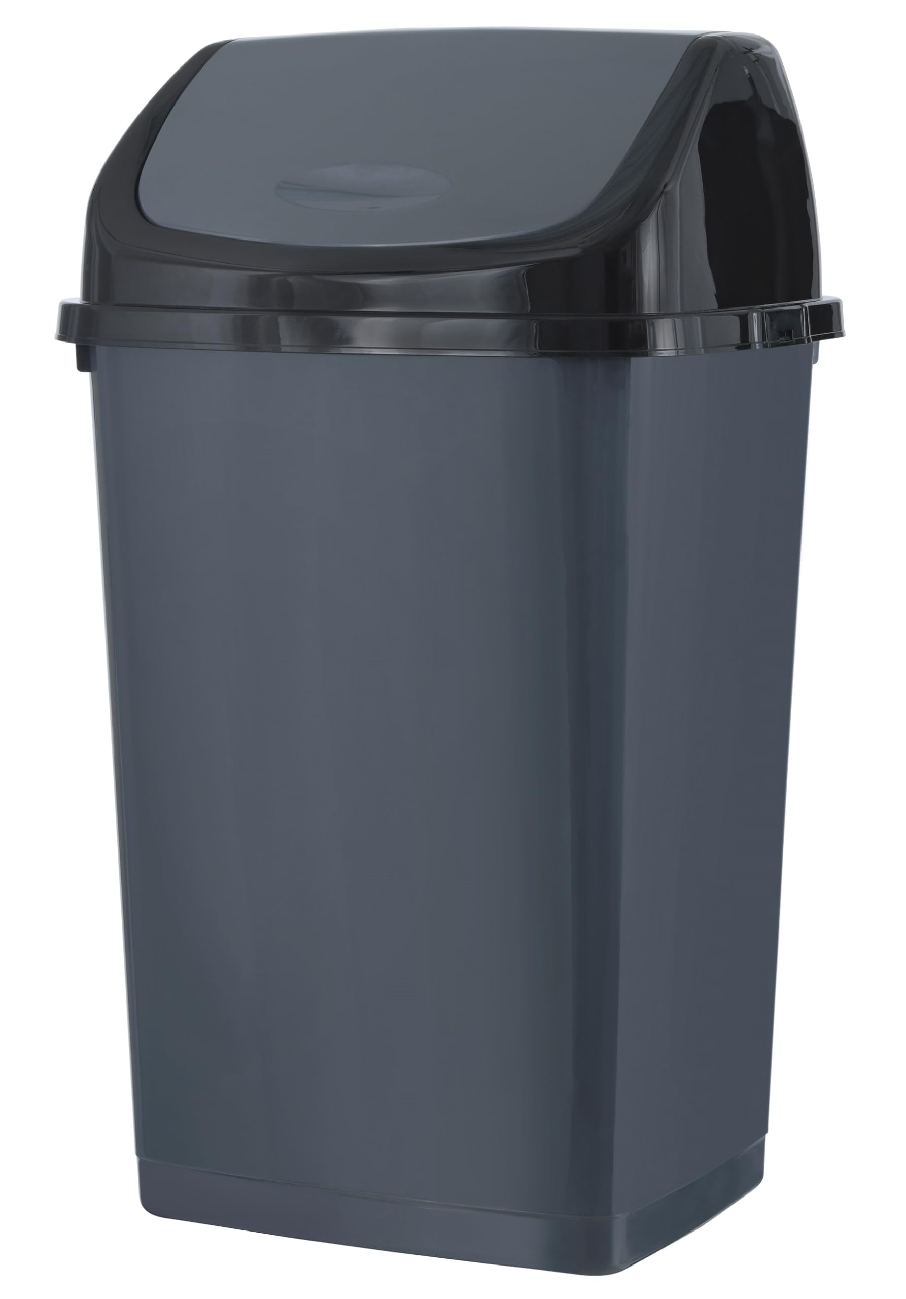 Superio Kitchen Trash Can 13 Gallon with Swing Lid, Plastic Tall ...