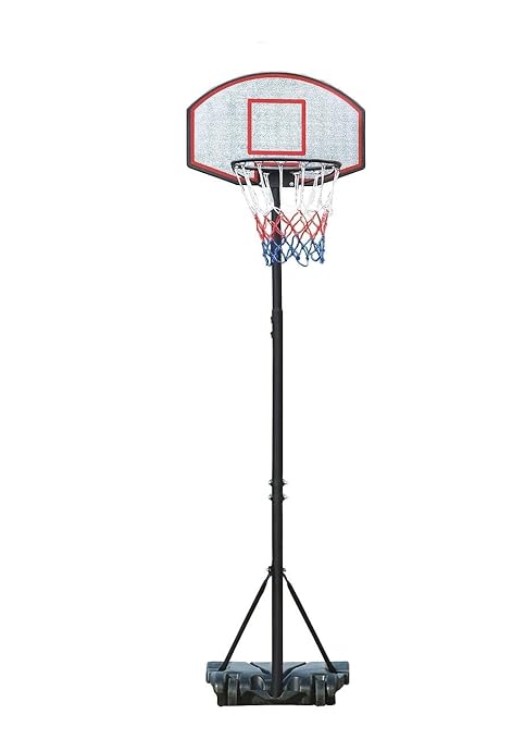 NEW PORTABLE & FREE STANDING FULL SIZE BASKETBALL HOOP & NET INC ...