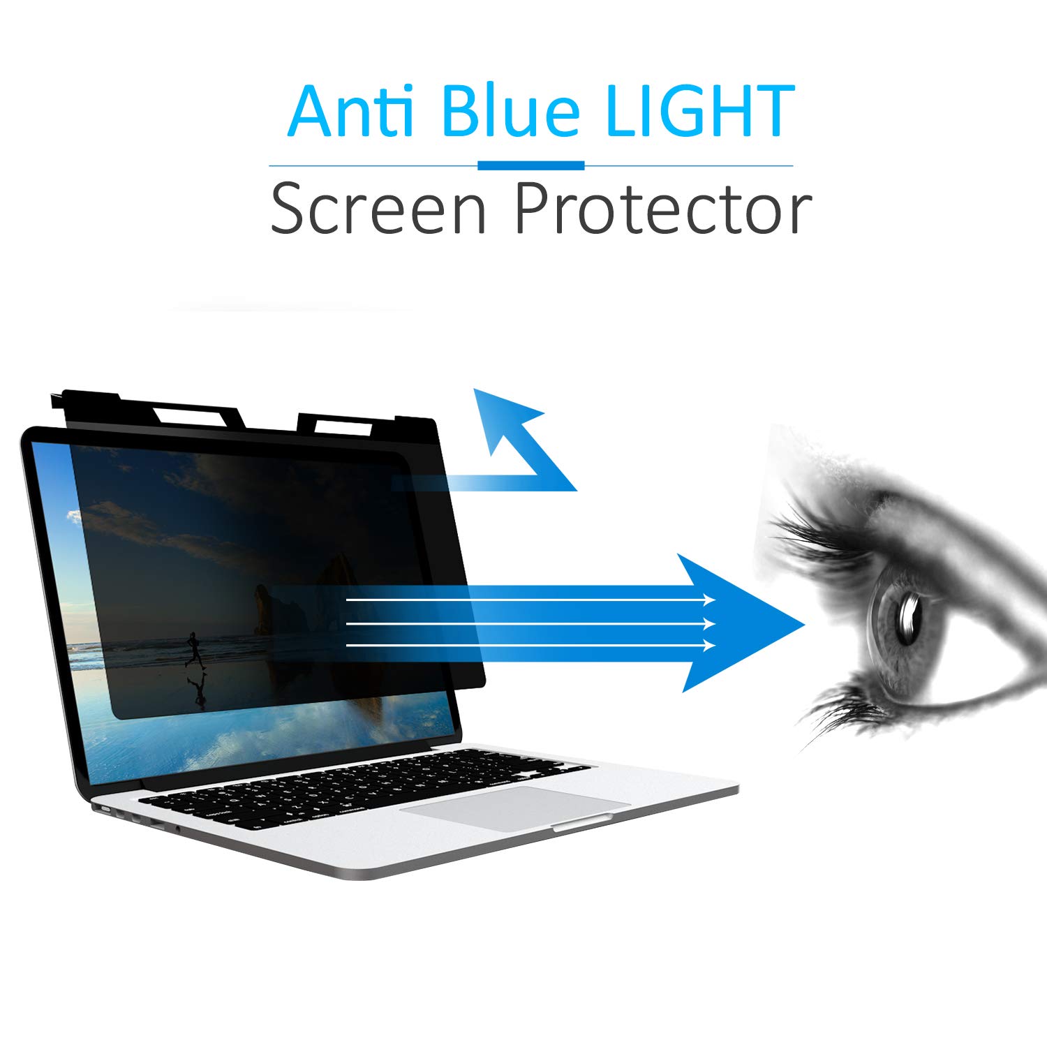 Mua Hanging 15.6 Inch Computer Privacy Screen Filter for Widescreen ...