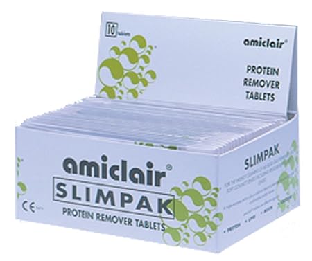 Amiclair Weekly Enzymatic Protein Remover Contact Lens Cleaning Tablets ...