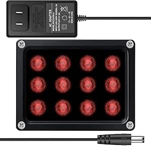 IR Illuminator,850nm 12-LED IR Illuminators,Ir Lights for Security ...