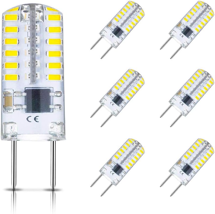 Amazon.com: Dimmable G8 LED Bulbs, 20-25W Halogen Equivalent, T4 JCD ...