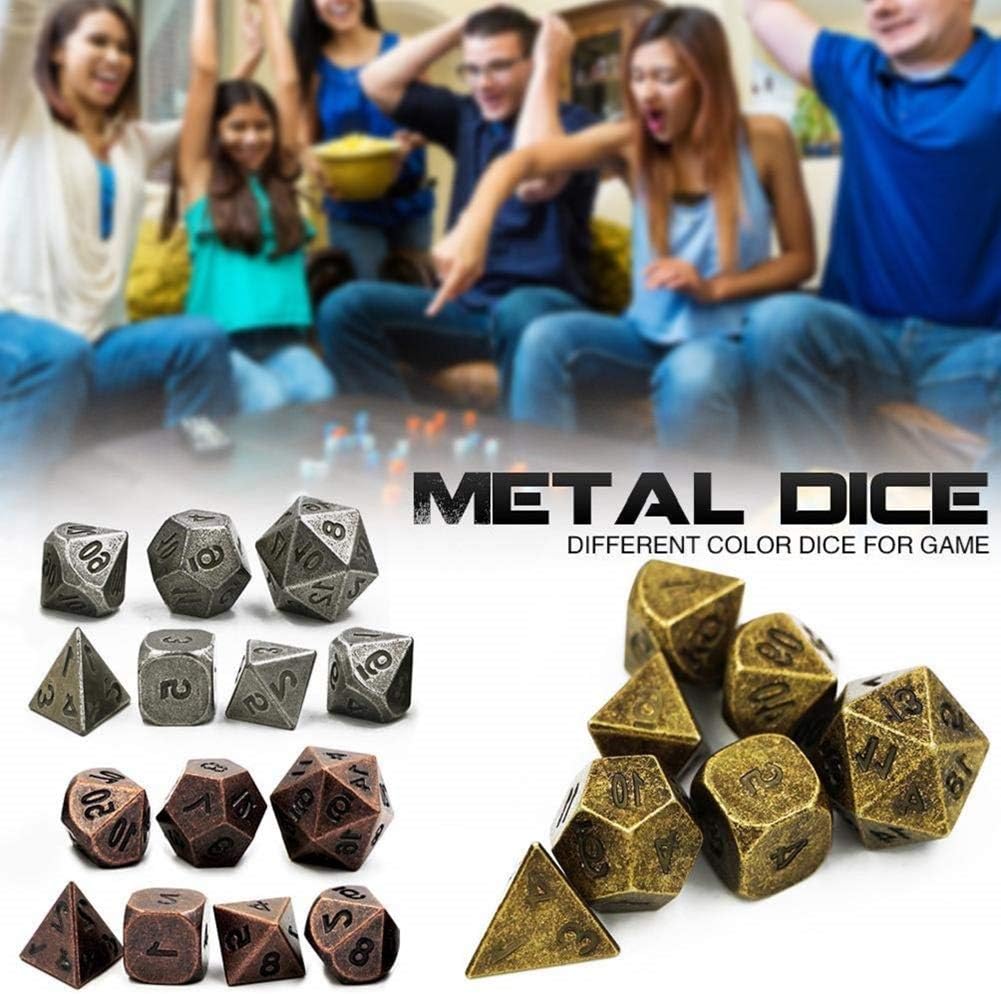 FD2LB1NVL Polyhedral DND Dice RPG Polyhedral Dice Set for Dungeons and ...