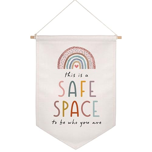 This is a Safe Space to Be Who You Are Neutral Positivity Art Children ...