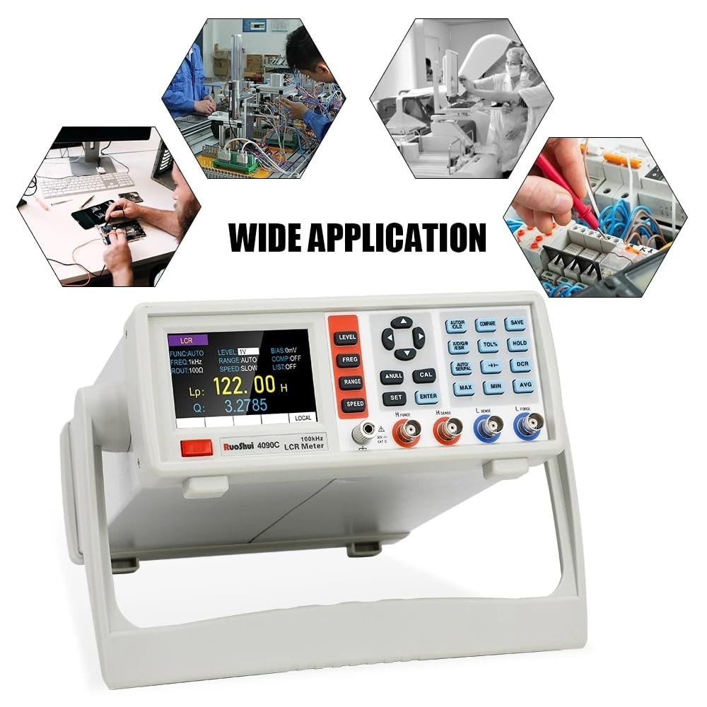 Mua 4090 Digital LCR Meter 10-100KHz Desktop Capacitance Resistance Impedance Inductance Measure ...