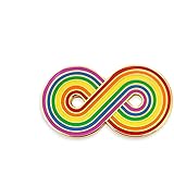 Amazon.com: Pinsanity Atomic Symbol Rainbow Enamel Lapel Pin : Clothing ...