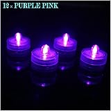 Amazon.com: SUPER Bright LED Floral Tea Light Submersible Lights For ...