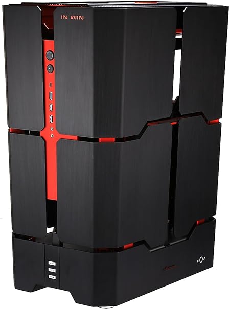 IN WIN H-Tower Big-Tower schwarz / rot: Amazon.de: Elektronik