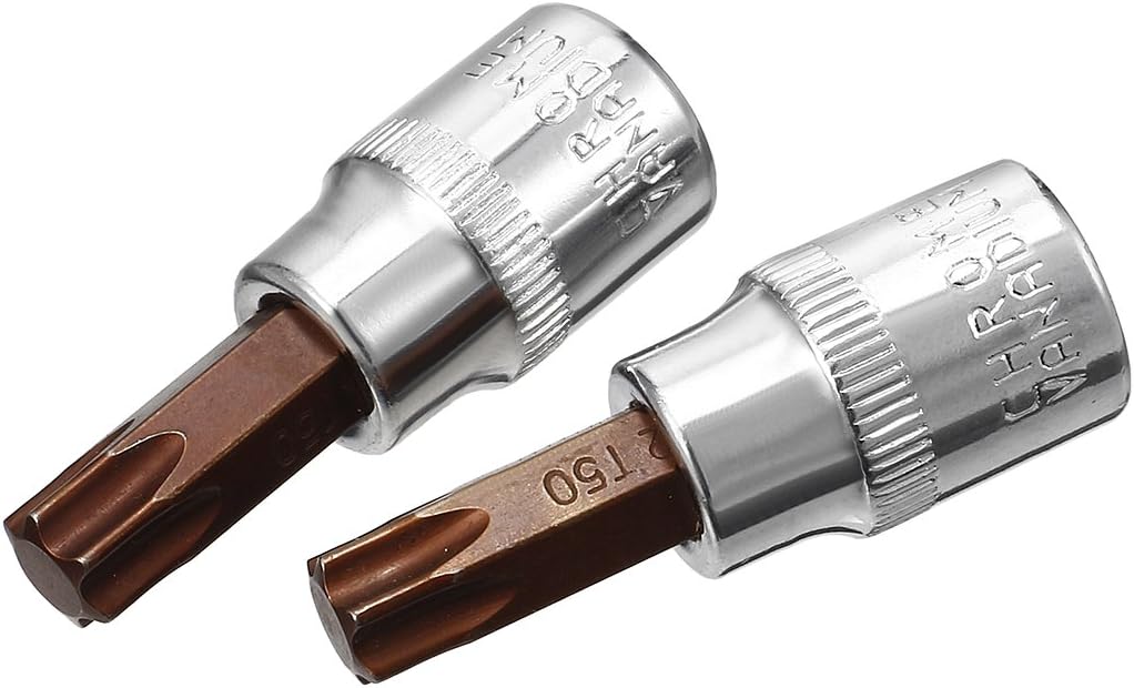 Amazon.com: uxcell 2Pcs 3/8-Inch Drive T50 Torx Bit Socket, S2 Steel: Home Improvement