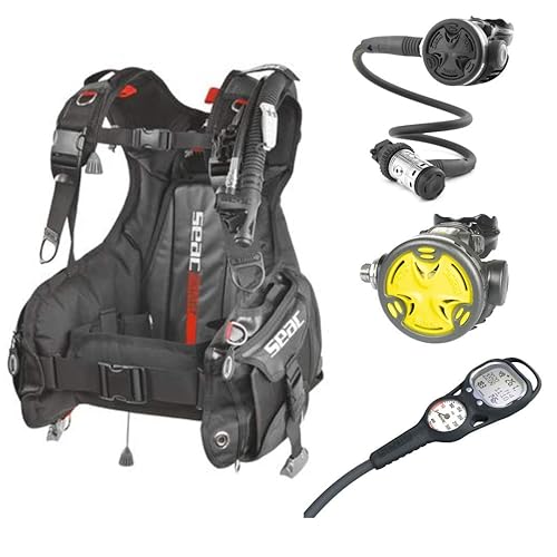 SEAC Smart Screen, Scuba Diving Equipment Kit with BCD, Regulator, Octo ...