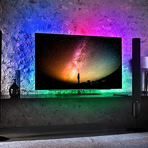 3.3Ft LED TV Backlights, RGB TV Strip Lights Kit with Remote, USB ...