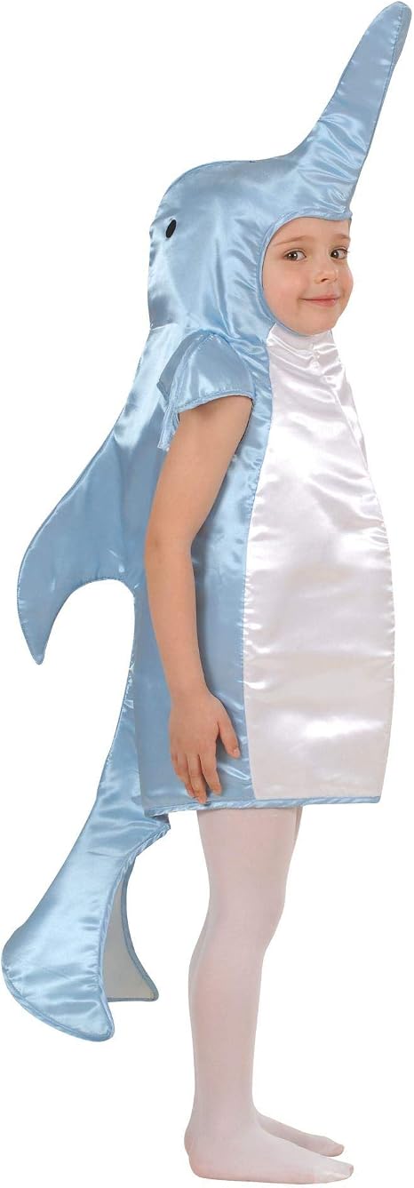 Widmann 4194 Kinderkostüm Delfin (Oberteil, blau-weiß): Amazon.de ...